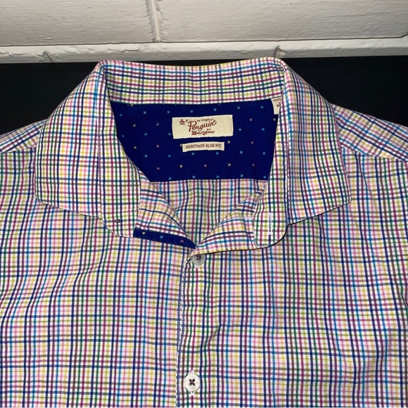 Original Penguin | Shirts | Orig Penguin By Munsingwear Pastel Plaid ...